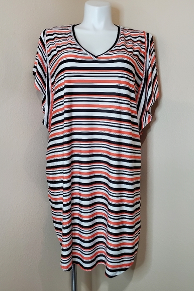 Robert Louis | Tops | Robert Louisstriped Long Blouse | Poshmark